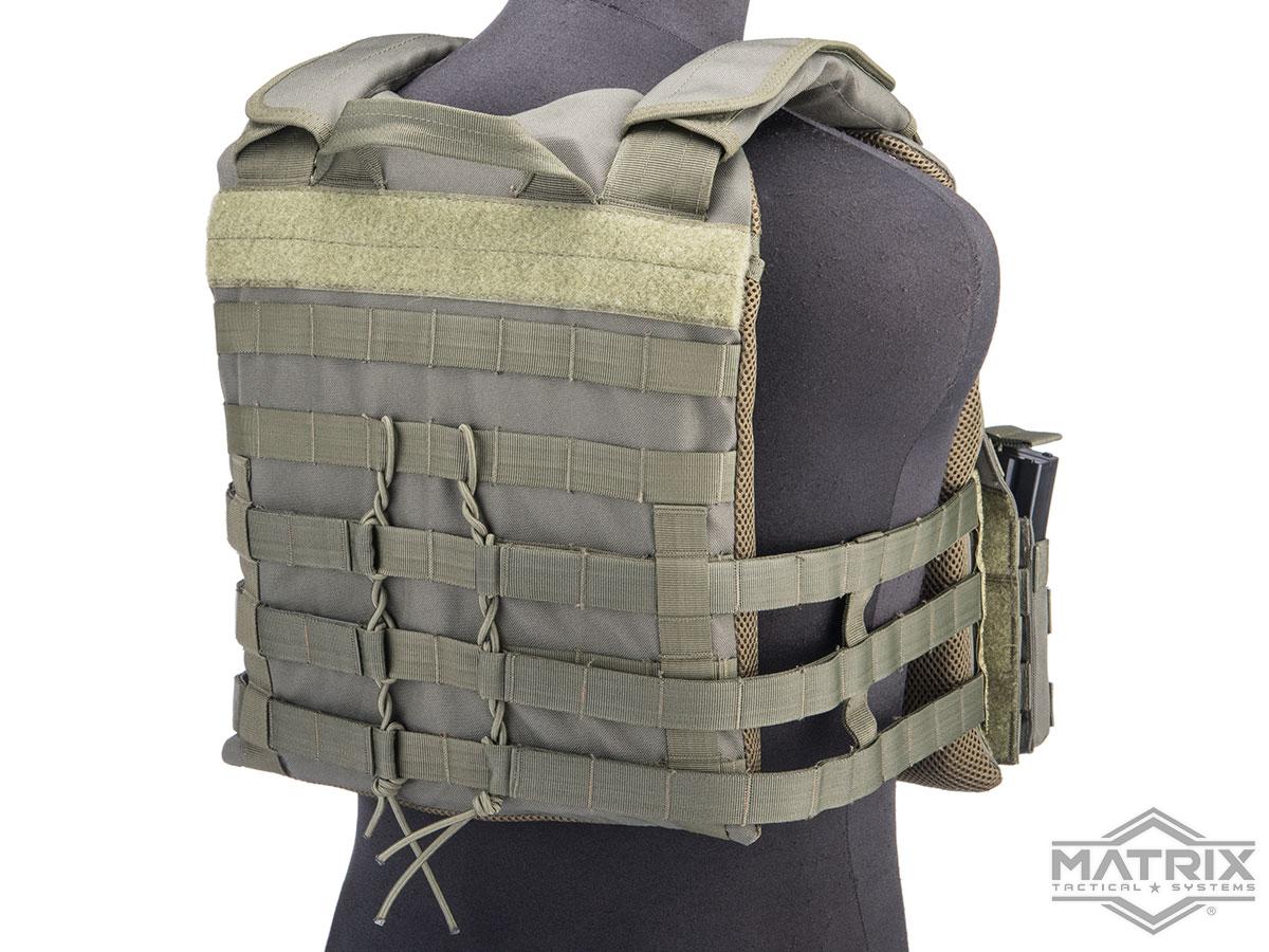 Matrix Modular Plate Carrier w/ Integrated Magazine Pouches and Skeletonized Cummerbund (Color ...