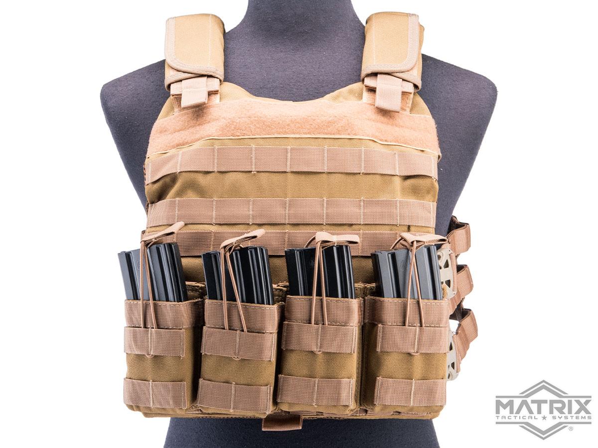 Matrix Modular Plate Carrier V2 w/ Integrated Magazine Pouches and ...