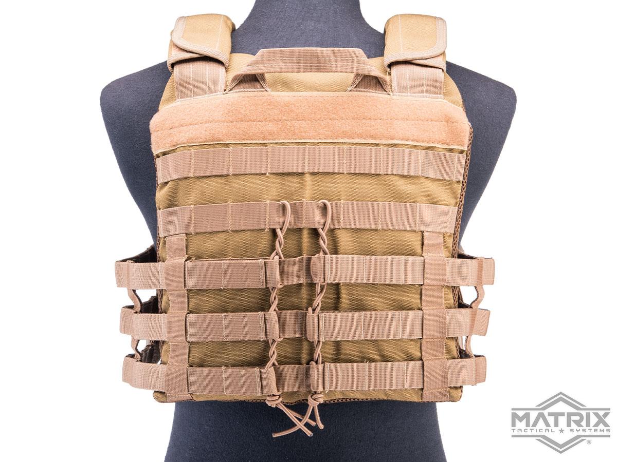 Matrix Modular Plate Carrier V2 w/ Integrated Magazine Pouches and Skeletonized Cummerbund ...