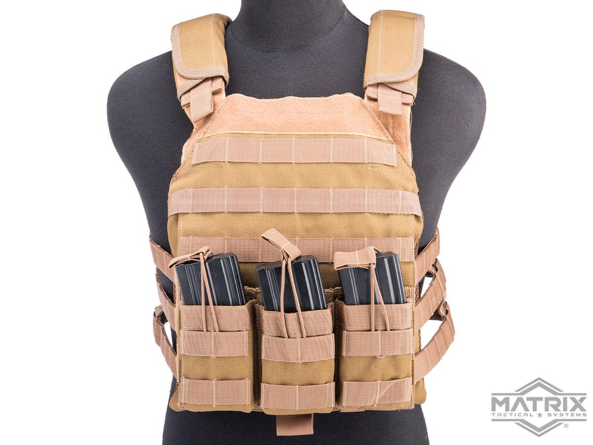 Matrix Light Plate Carrier w/ Integrated Magazine Pouches and Skeletonized Cummerbund (Color ...