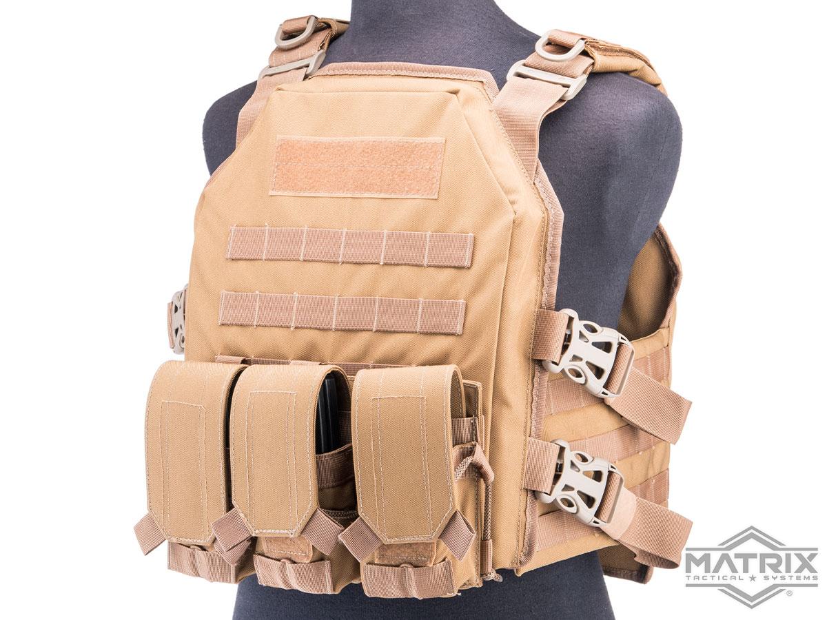 Matrix MTS SOE Light Plate Carrier Vest (Color: Tan), Tactical Gear ...
