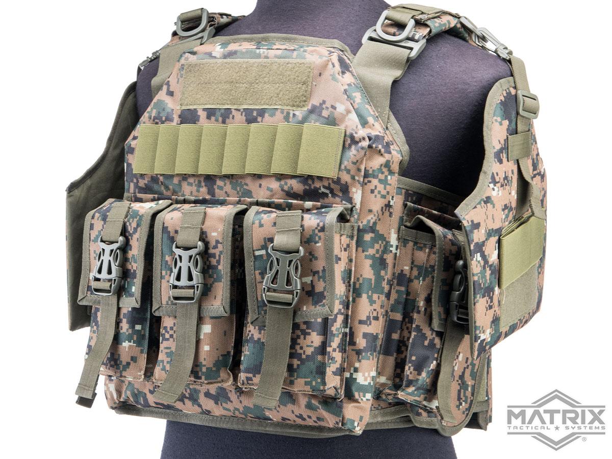 Matrix MTS SDEU Elite Running Plate Carrier (Color: Digital Woodland ...