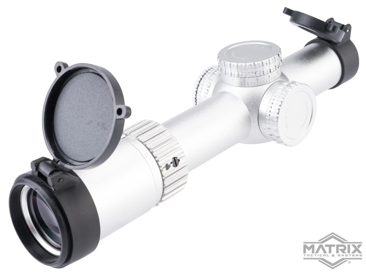 Matrix EOS 1.2-6X24 Tactical Rifle Scope by T-Eagle (Color: Silver ...