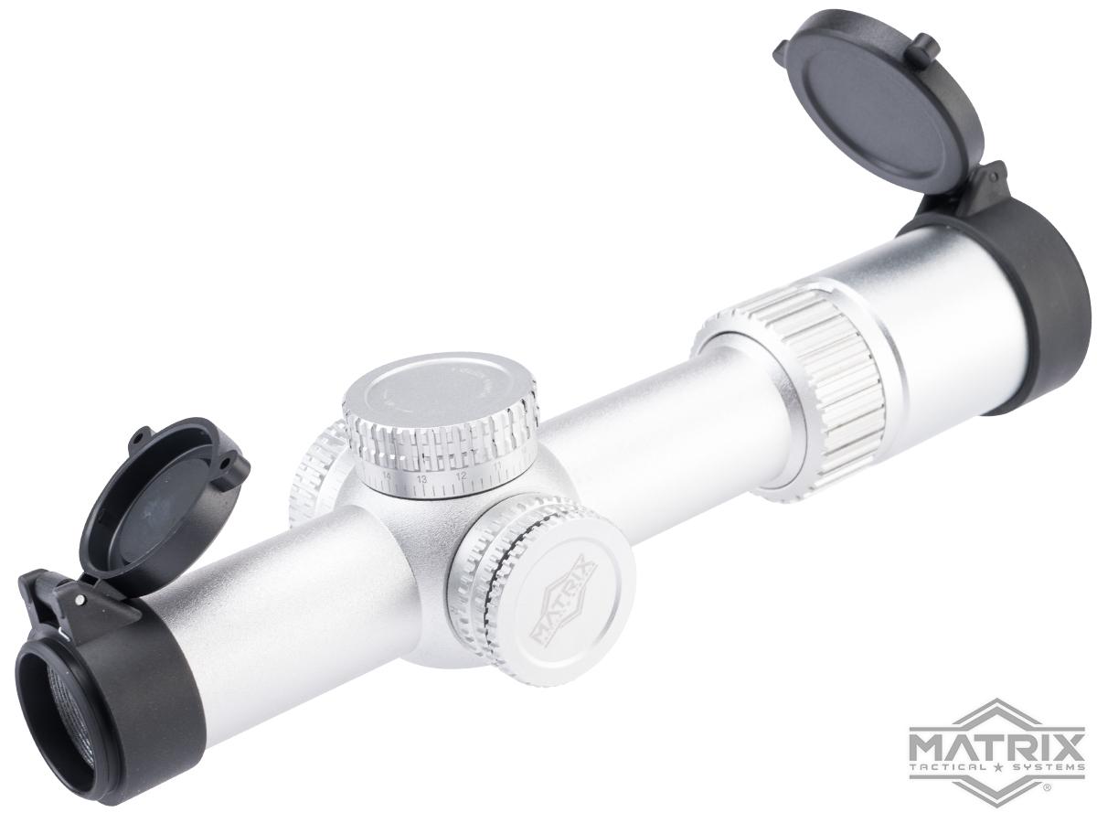 Matrix EOS 1.2-6X24 Tactical Rifle Scope by T-Eagle (Color: Silver ...