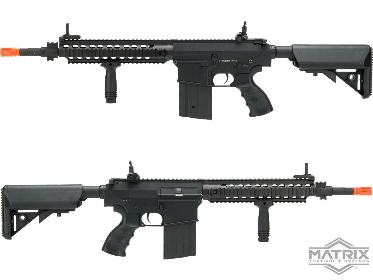 Matrix Full Size SR25-K Precision Rifle Airsoft AEG (Model: Polymer ...