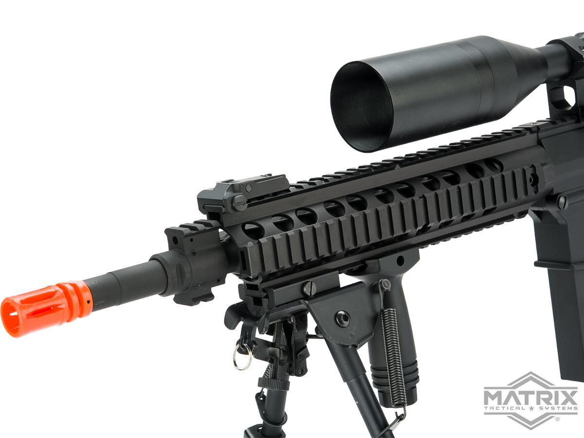 Matrix Full Size SR25-K Precision Rifle Airsoft AEG (Model: Polymer ...