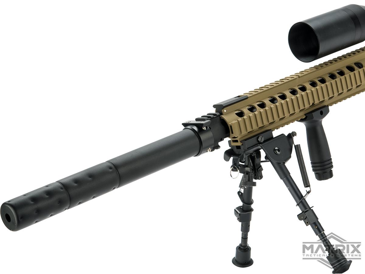Matrix Full Size SR25 Precision Rifle Airsoft AEG (Model: Metal ...