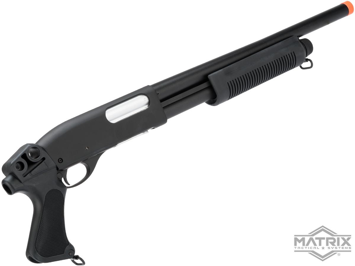 Matrix Full Metal Pump Action Airsoft Shotgun (Version: CQB Pistol Grip ...