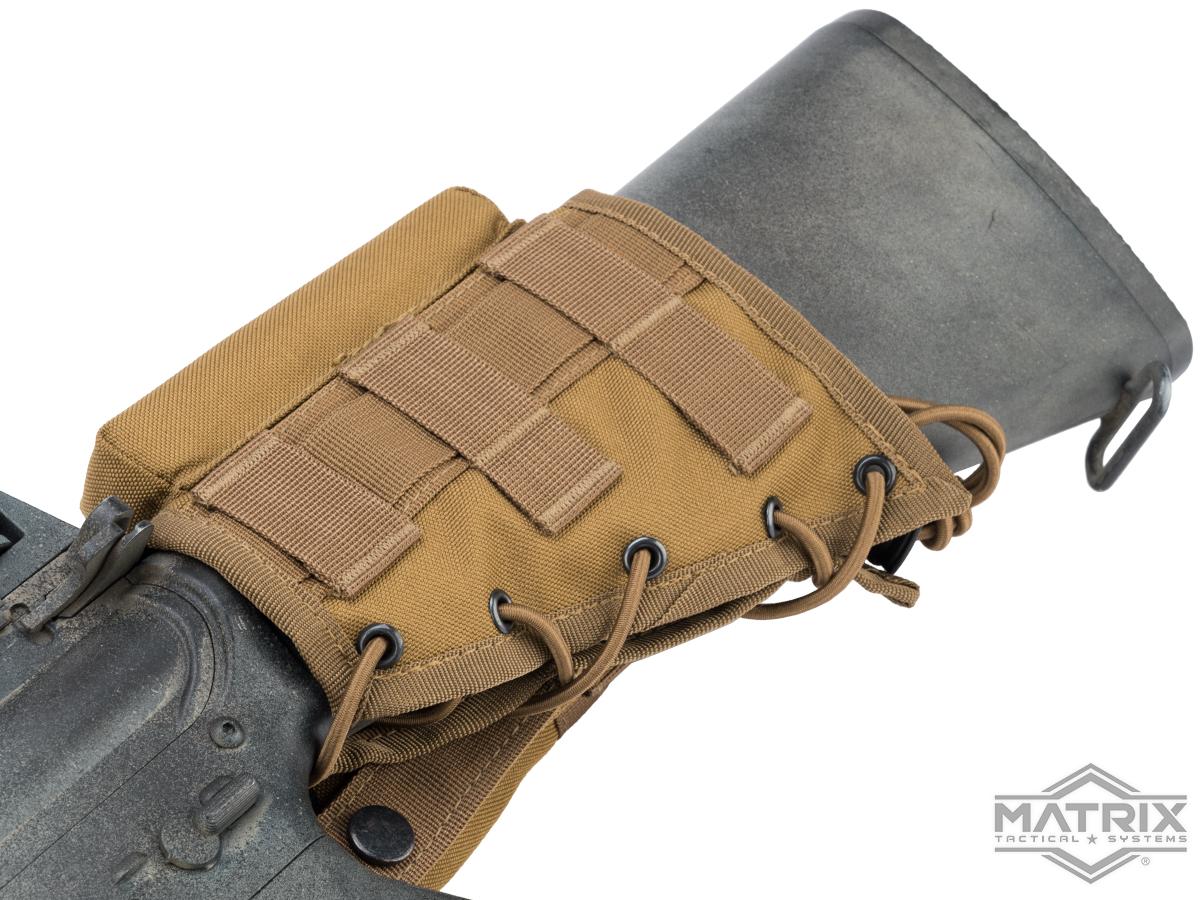 Matrix Sniper Cheek Pad w/ Built in MOLLE System (Color: Tan), Tactical Gear/Apparel, Pouches ...