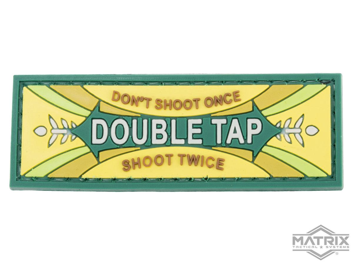 Matrix "Double Tap" PVC Morale Patch (Color: Green), Tactical Gear/Apparel, Patches - Evike.com ...