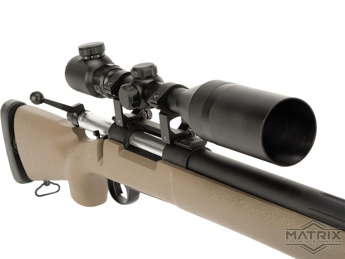 Snow Wolf US Army Style M24 Airsoft Bolt Action Scout Sniper Rifle w ...