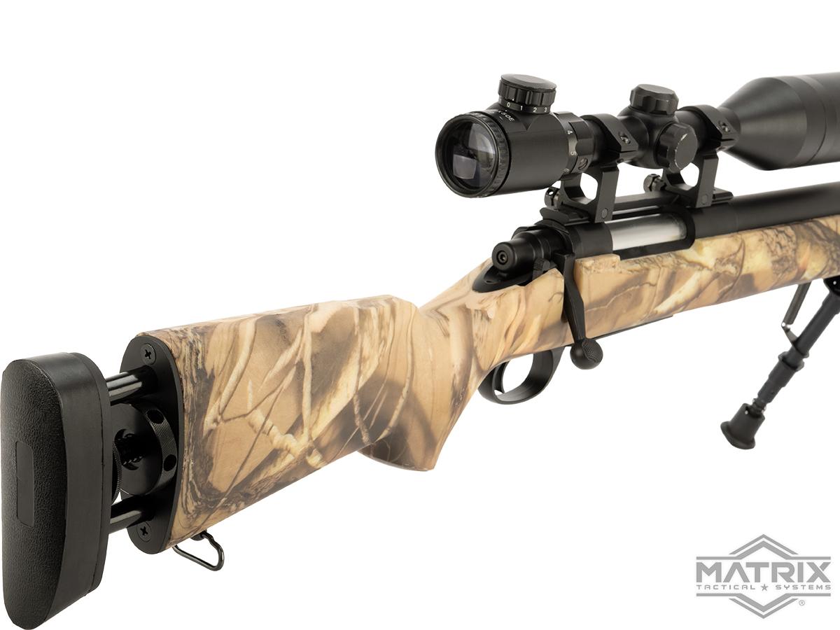 Snow Wolf US Army Style M24 Airsoft Bolt Action Scout Sniper Rifle w ...