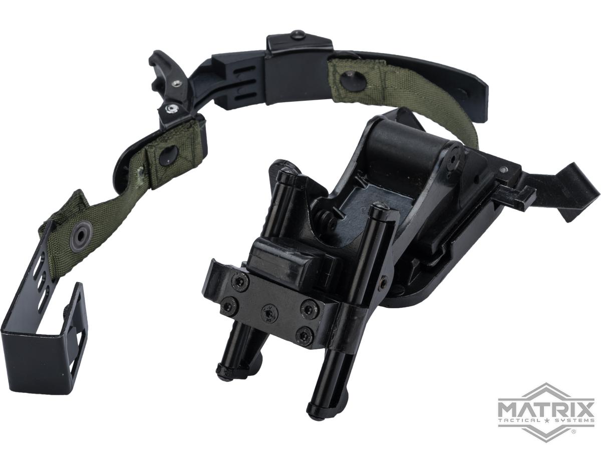 Matrix M88 Style Airsoft Helmet with Night Vision Mount (Color: Black ...