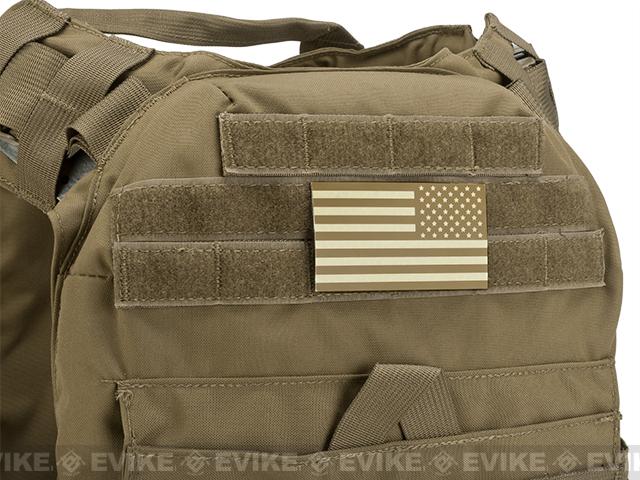 Matrix IR Reflective United States Flag Patch Set (Color: Tan ...