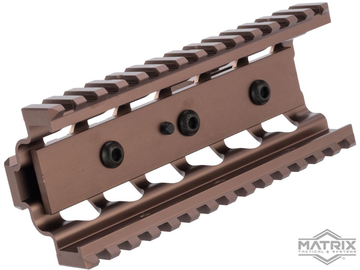 Matrix Aluminum CNC RIS Lower Handguard for M249 Series Airsoft AEG ...