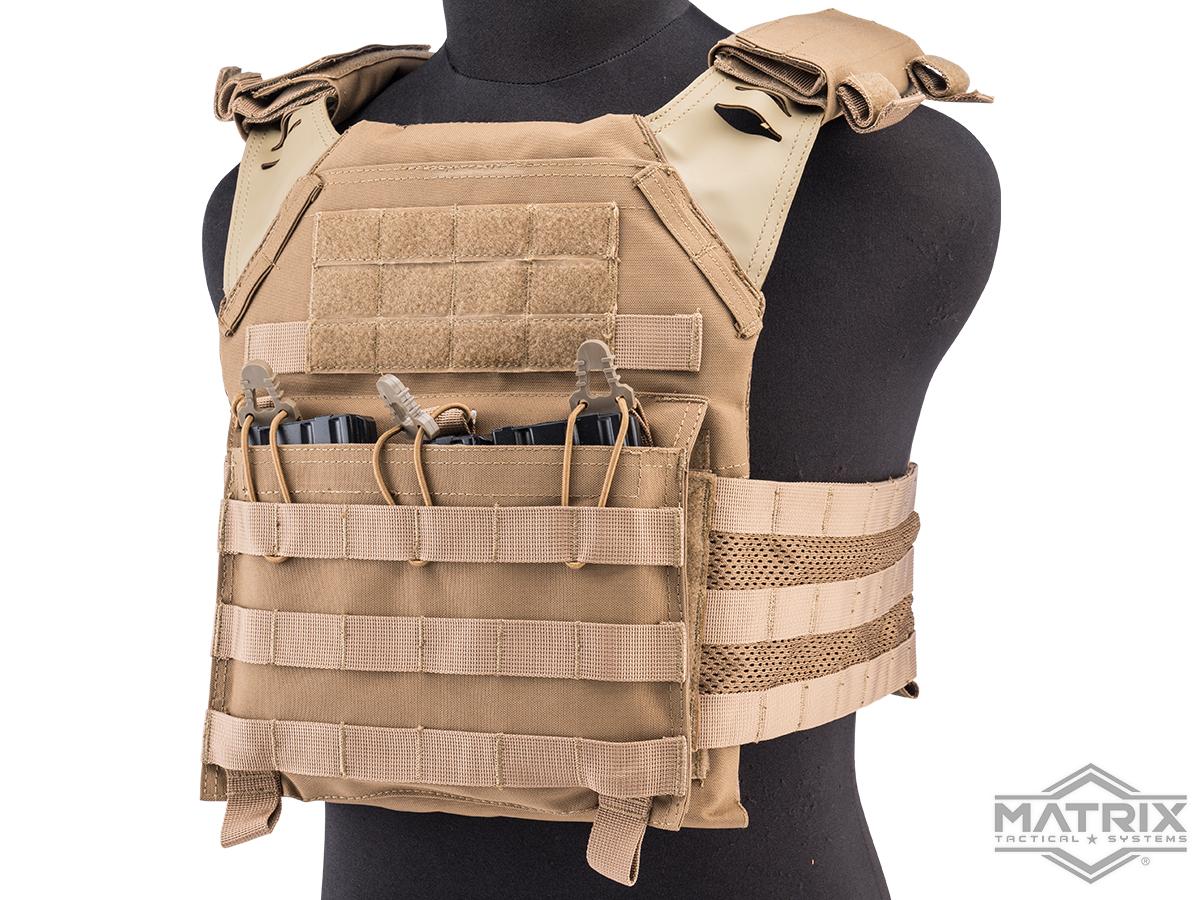 Matrix "Blazer" Modular Tactical Plate Carrier (Color: Coyote Brown ...