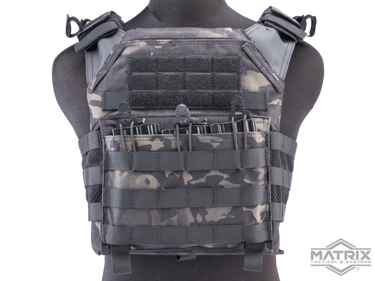 Matrix "Blazer" Modular Tactical Plate Carrier (Color: Multicam Black ...