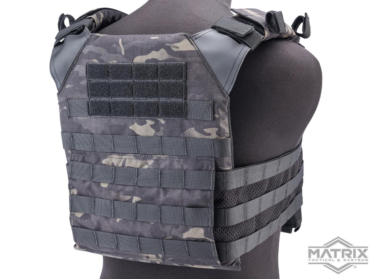 Matrix "Blazer" Modular Tactical Plate Carrier (Color: Multicam Black ...