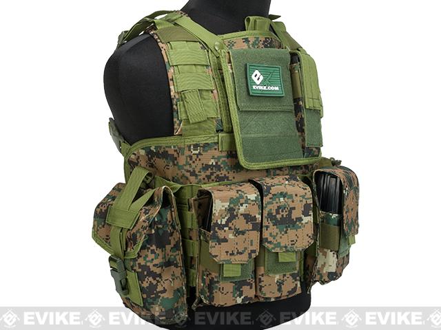 Matrix Special Operations RRV Style Chest Rig (Color: Digital Woodland ...