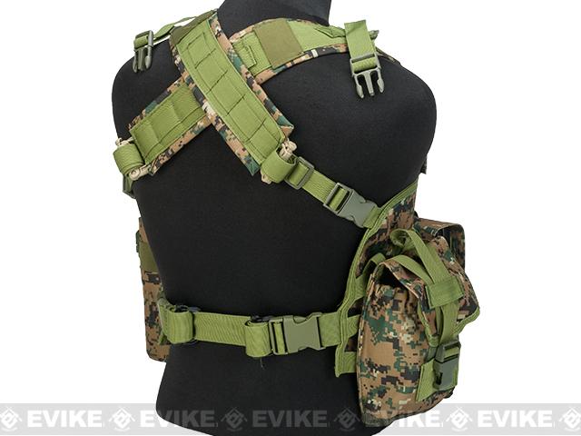Matrix Special Operations RRV Style Chest Rig (Color: Digital Woodland ...