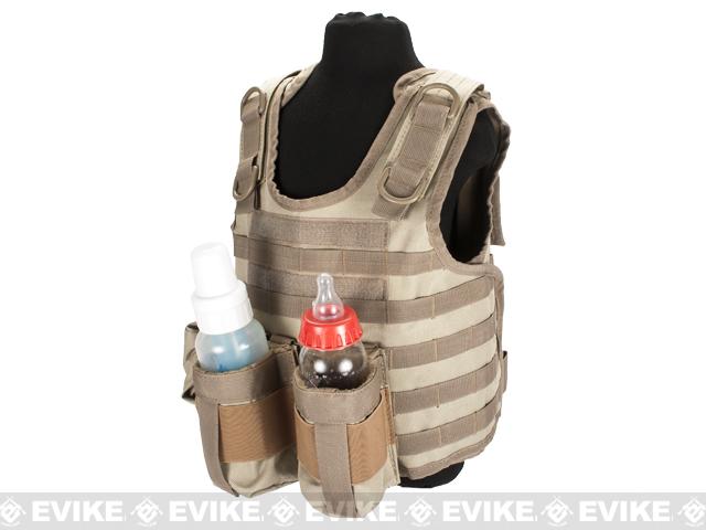 Matrix Tactical Systems Baby CIRAS Tactical Vest (Color: Tan), Tactical ...