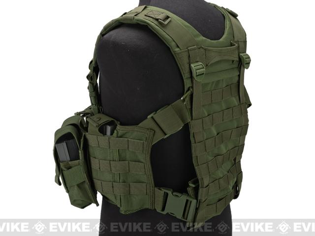 Matrix / Lancer Tactical High Speed M4/M16 Chest Rig - OD Green ...