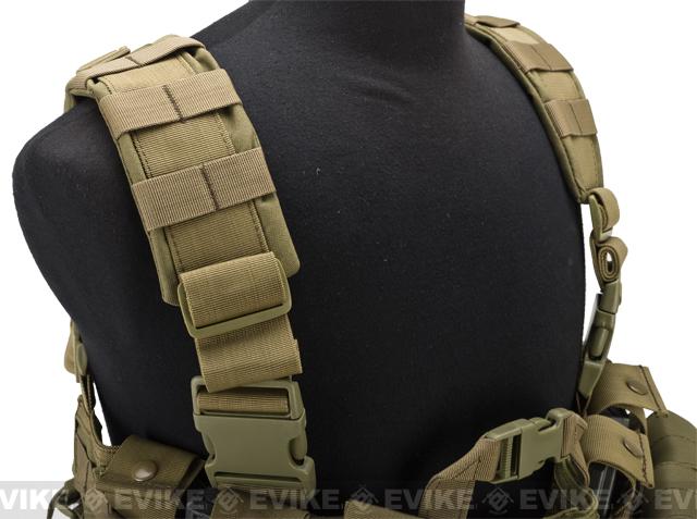 Matrix / Lancer Tactical High Speed M4/M16 Chest Rig - Tan, Tactical ...