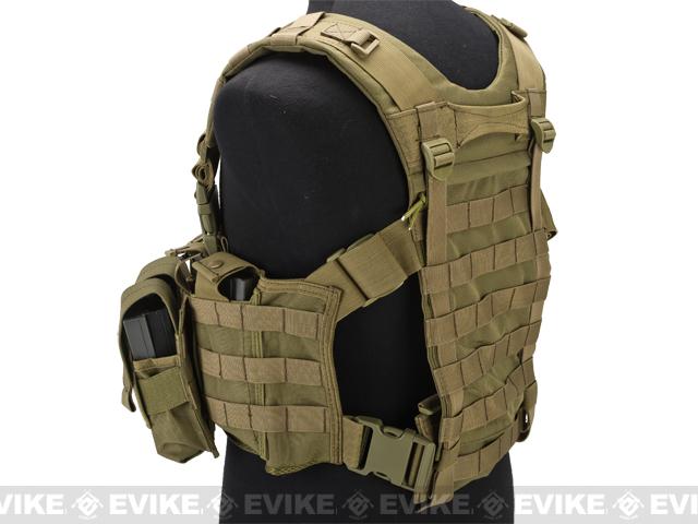 Matrix / Lancer Tactical High Speed M4/M16 Chest Rig - Tan, Tactical ...