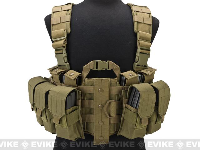 Matrix / Lancer Tactical High Speed M4/M16 Chest Rig - Tan, Tactical ...