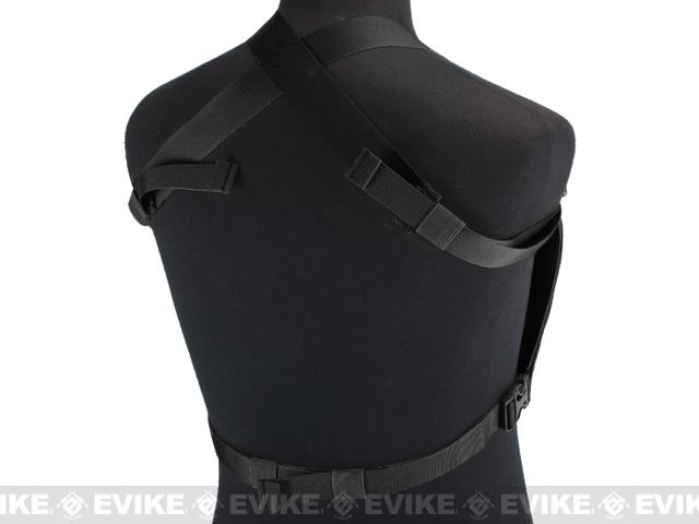 Matrix High Speed Operator Chest Rig w/ SMG Mag Pouch (Color: Black ...