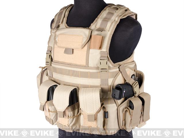Matrix Variable Front Plate Vest w/ Integrated Pistol Holster (Color ...
