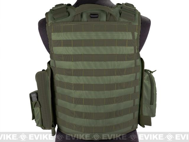 Matrix Variable Front Plate Vest w/ Integrated Pistol Holster (Color ...