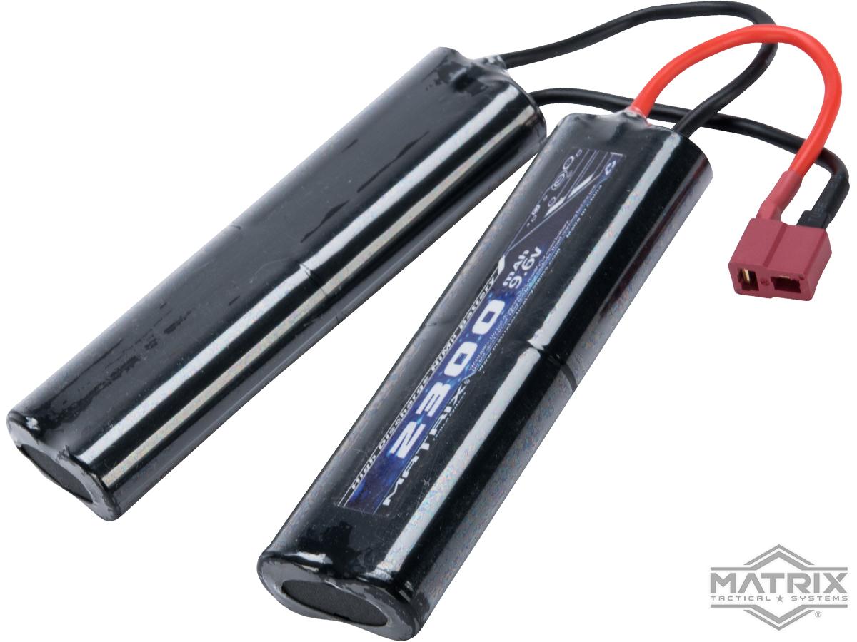 Matrix High Output Custom Type Airsoft NiMH Battery (Configuration: 9 ...