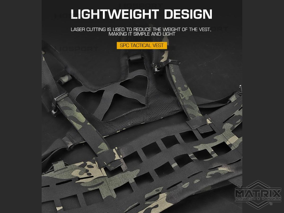 Matrix Lightframe Series Tactical Laser-Cut Chest Rig (Color: Ranger ...
