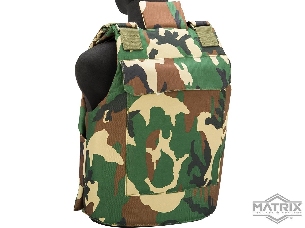 Matrix Delta Force Style Body Armor Shell Vest (Color: Woodland ...