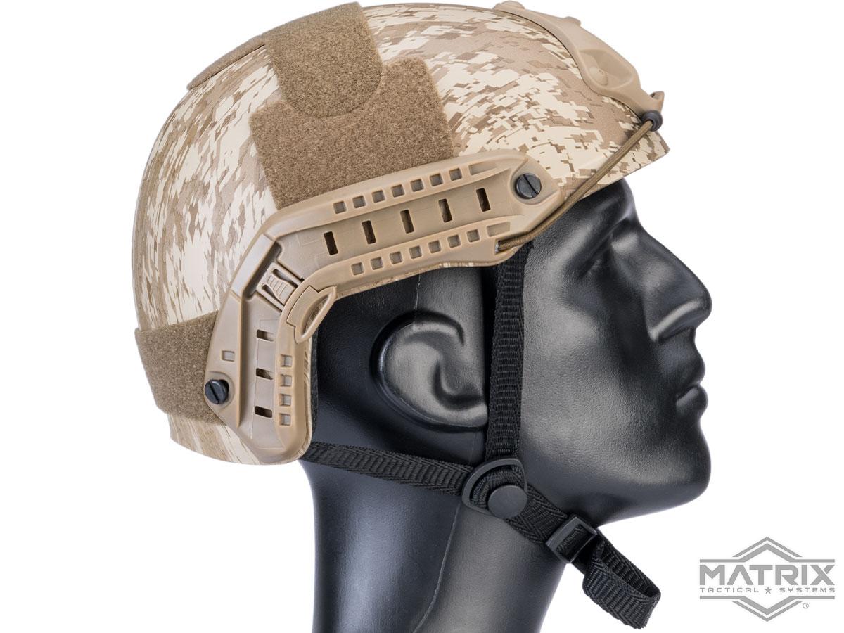 Matrix Basic High Cut Ballistic Type Tactical Airsoft Bump Helmet ...
