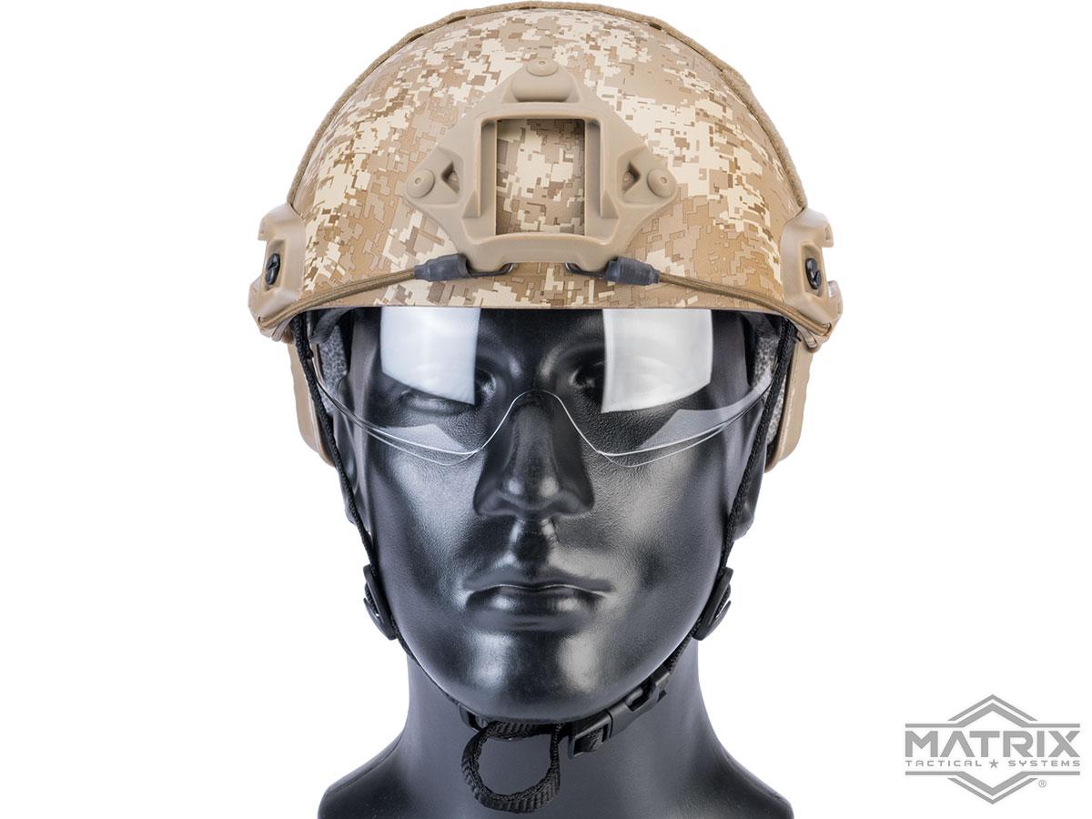 Matrix Basic High Cut Ballistic Type Tactical Airsoft Bump Helmet w ...