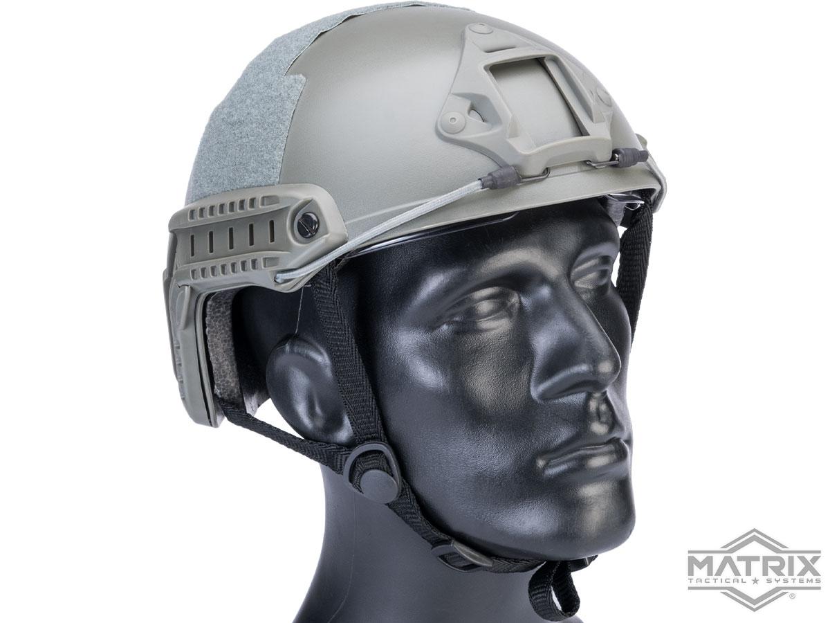 Matrix Basic High Cut Ballistic Type Tactical Airsoft Bump Helmet w ...