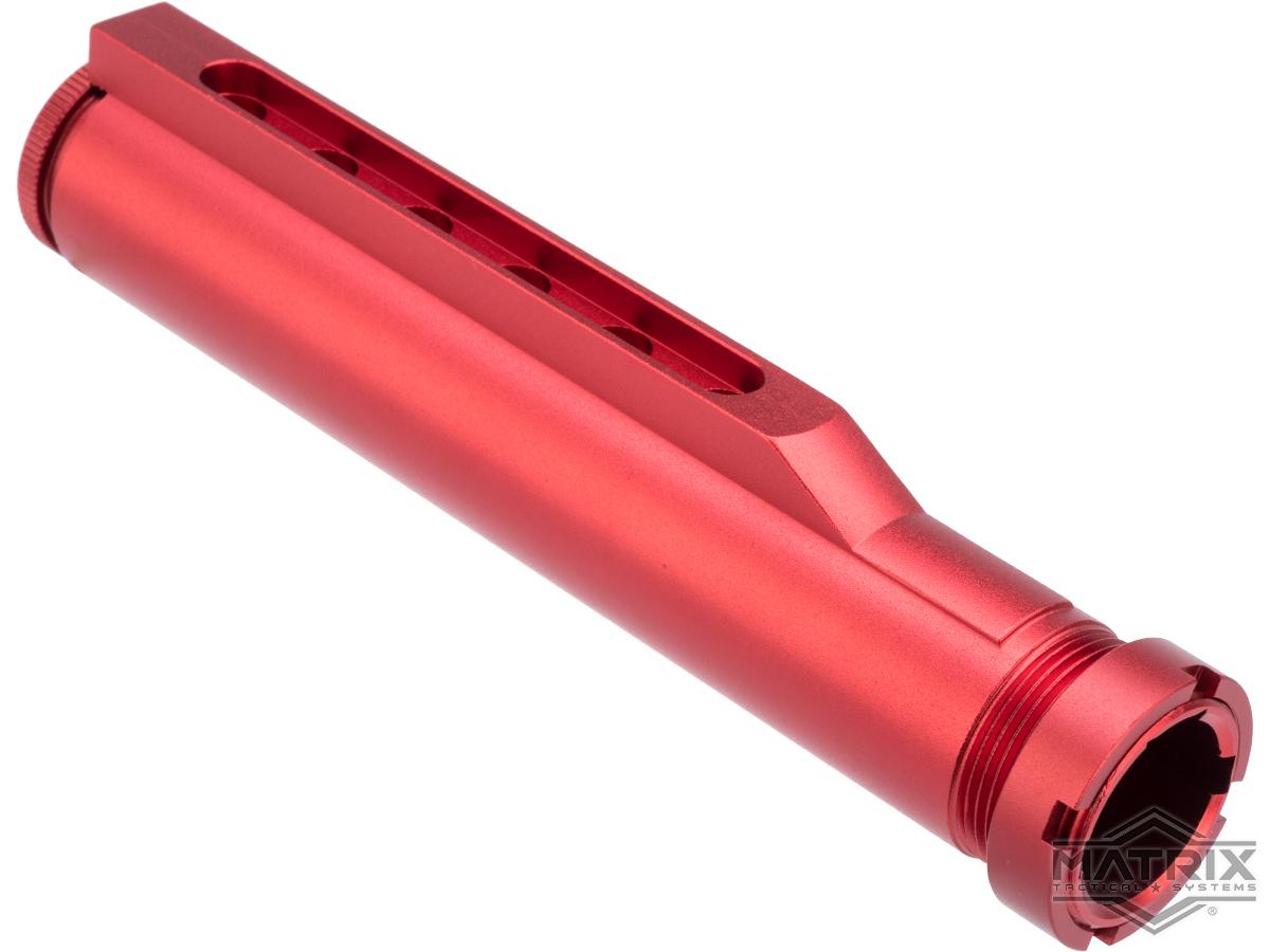 Matrix CNC Aluminum 6 Position Adjustable Buffer Tube for AEG Rifles ...