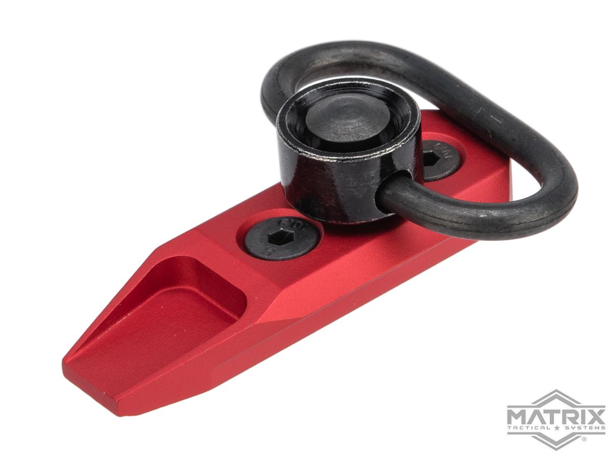Matrix Sling Mount w/ QD Sling Swivel for KeyMod Handguards (Color: Red ...