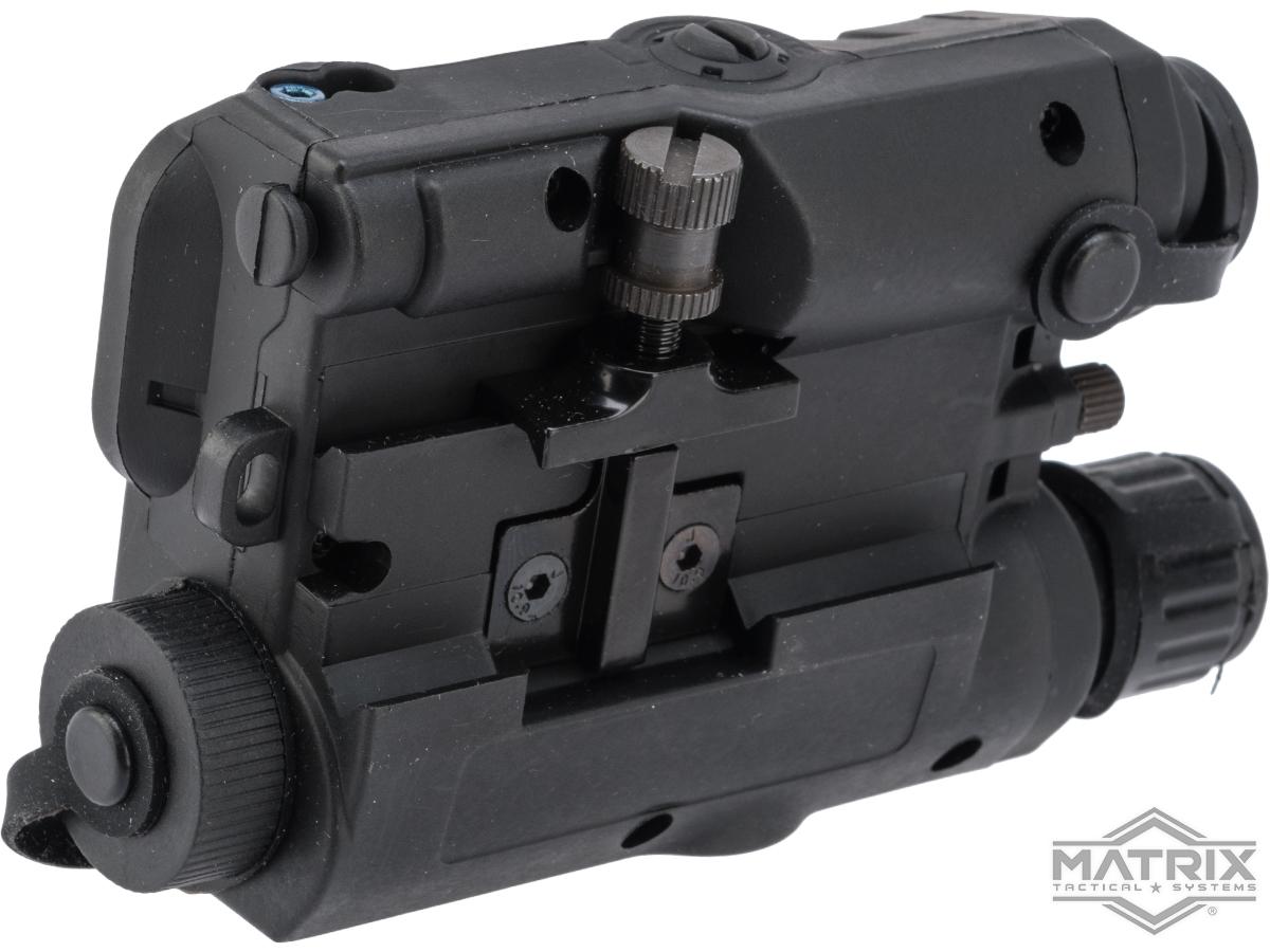Matrix Mock PEQ-15 LA-5 Battery Box w/ Green Laser (Color: Black ...