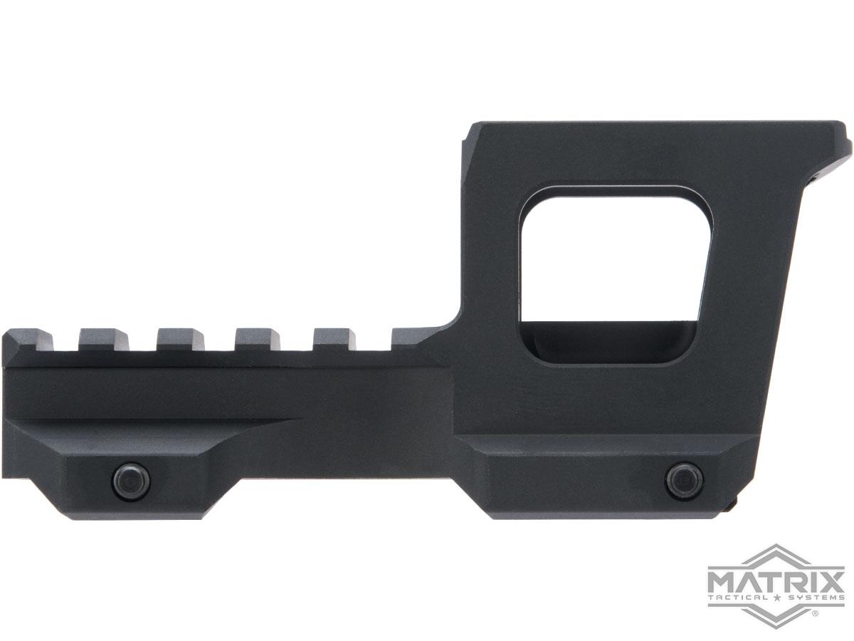Matrix High Rise Mount for T1/T2 Airsoft Red Dot Optics (Color: Black ...