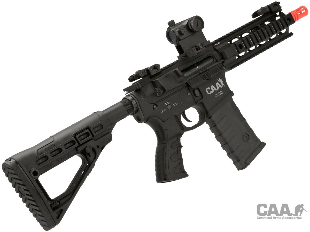 Command Arms Airsoft CAA M4 CQB Airsoft AEG Rifle (Color: Black ...
