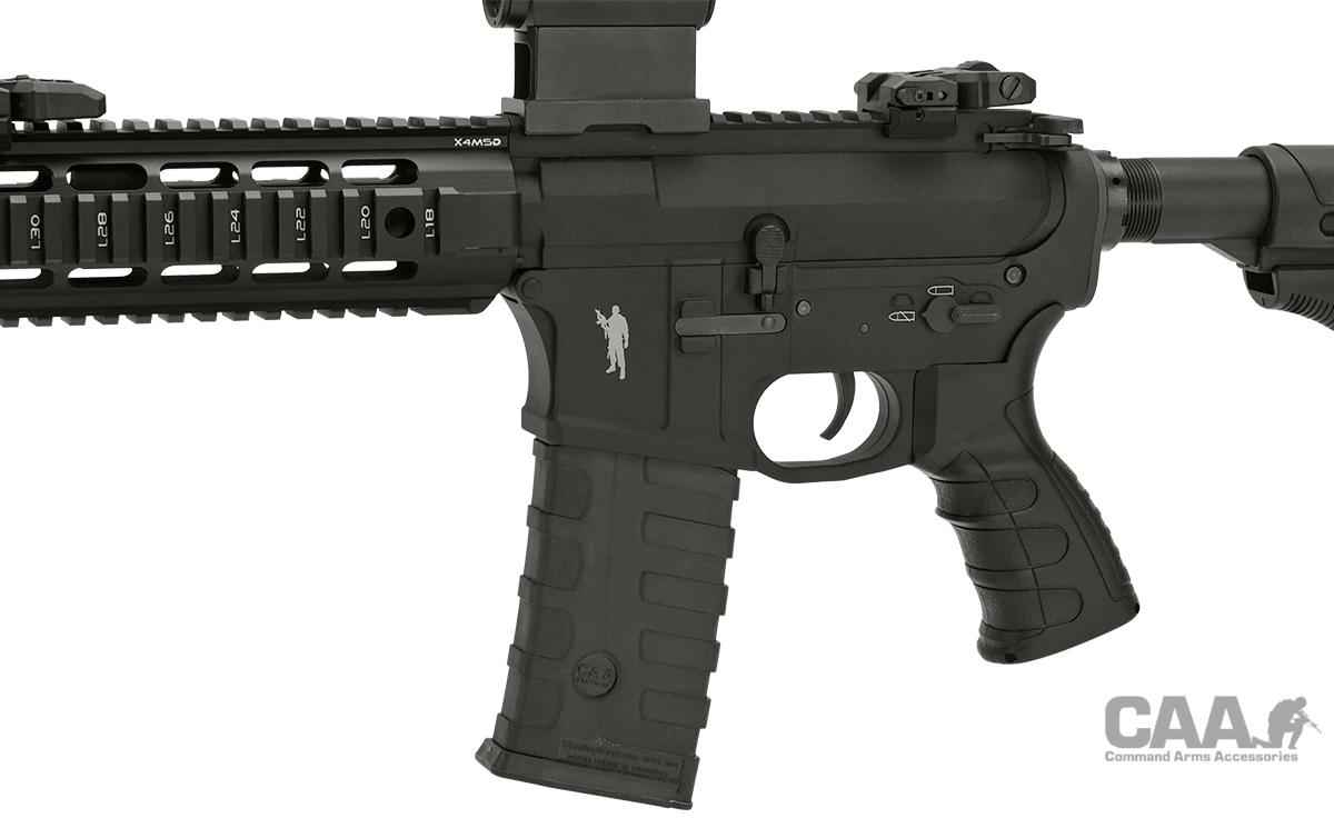 Command Arms Airsoft CAA M4 CQB Airsoft AEG Rifle (Color: Black ...