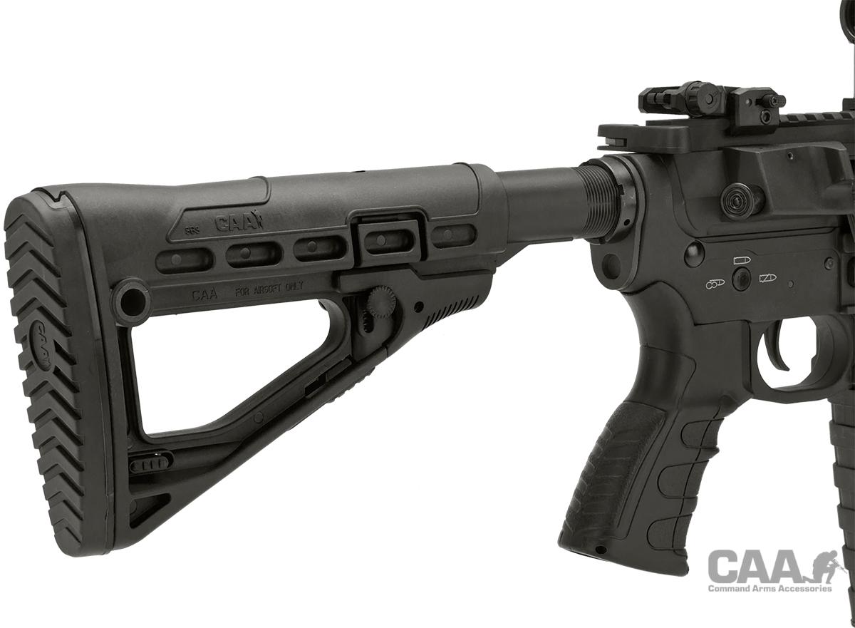 Command Arms Airsoft CAA M4 CQB Airsoft AEG Rifle (Color: Black ...