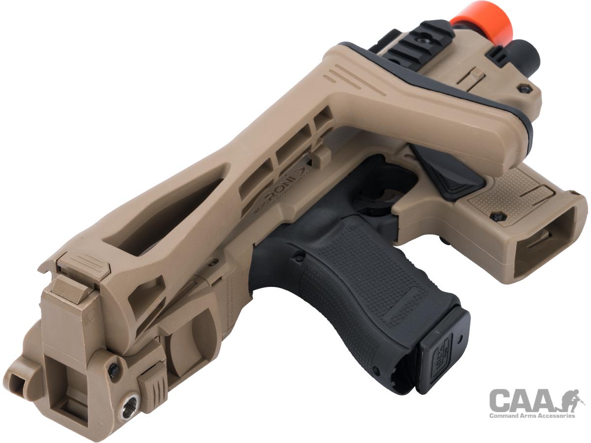 CAA Airsoft Micro Roni Pistol Carbine Conversion Kit with Elite Force ...