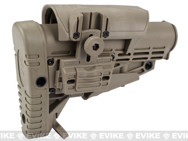CAA Airsoft CBS+ACP M4 Airsoft AEG Rifle Stock (Color: Dark Earth ...
