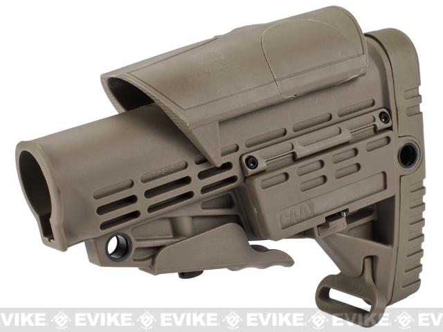 CAA Airsoft CBS+ACP M4 Airsoft AEG Rifle Stock (Color: Dark Earth ...