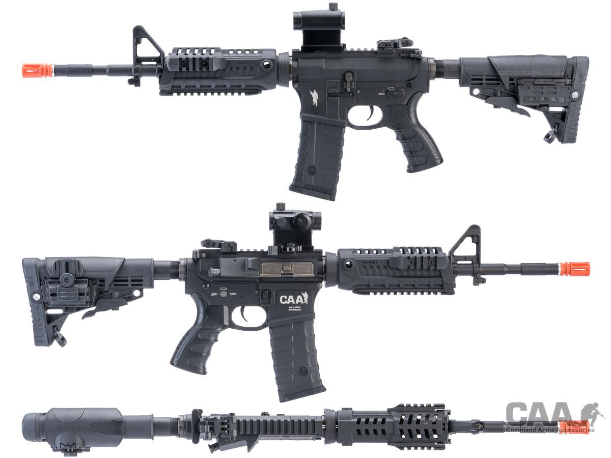 King Arms Command Arms Licensed Full Metal M4-S1 Airsoft AEG Rifle ...