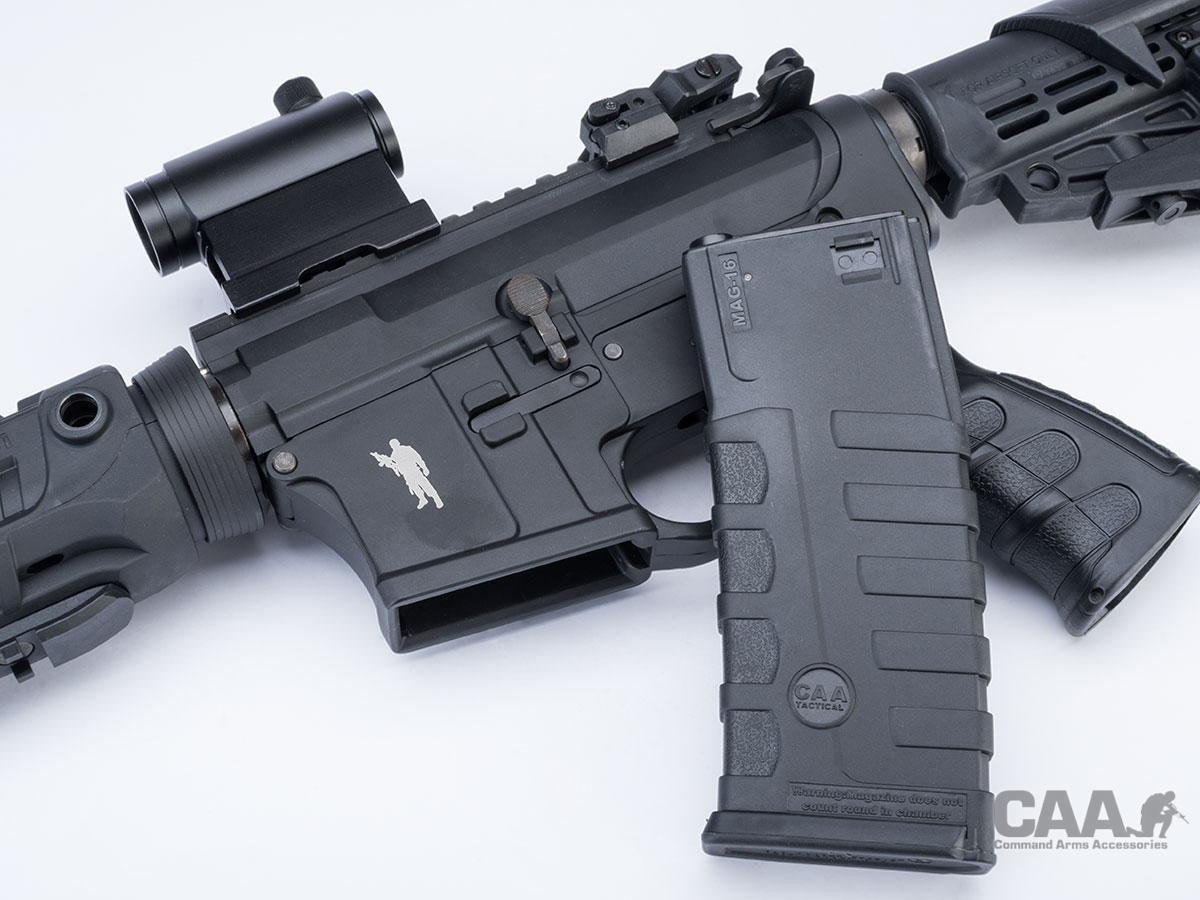 King Arms Command Arms Licensed Full Metal M4-S1 Airsoft AEG Rifle (Model: Black / Carbine ...